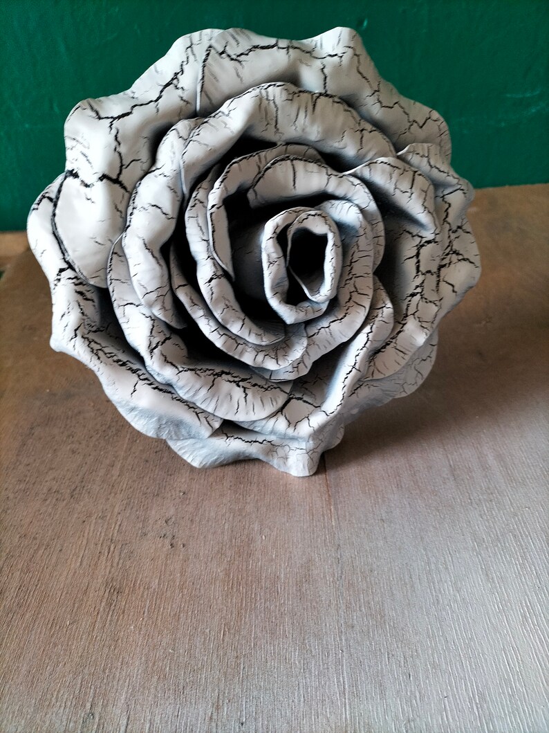 Steel Flower , Forged Rose, Steel Flower, Metallic Rose, Anniversary ...