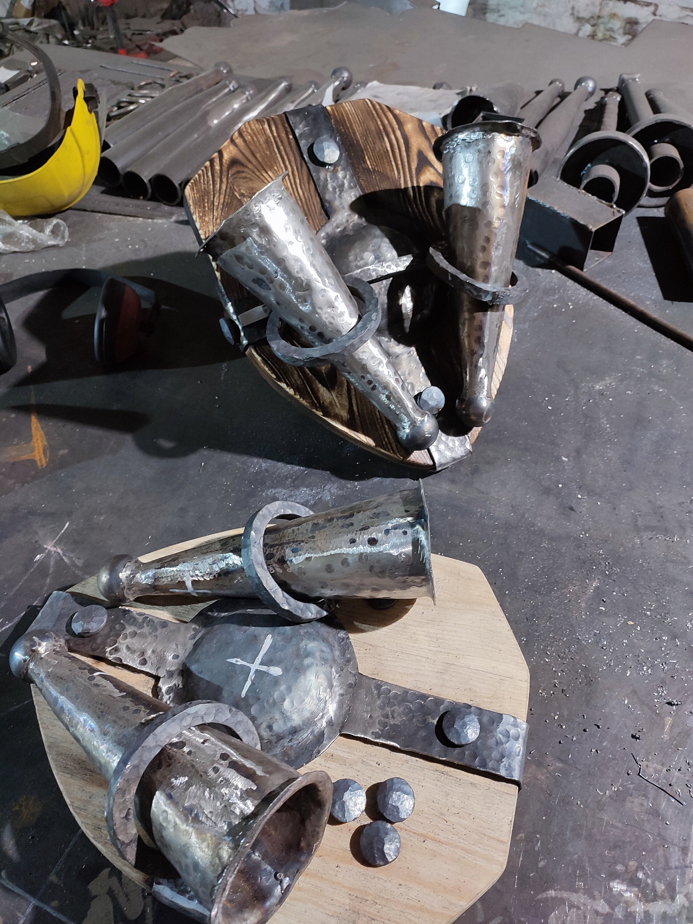Forged Lamps & Torcheshandmade Viking Torch Wall Sconce: Medieval ...