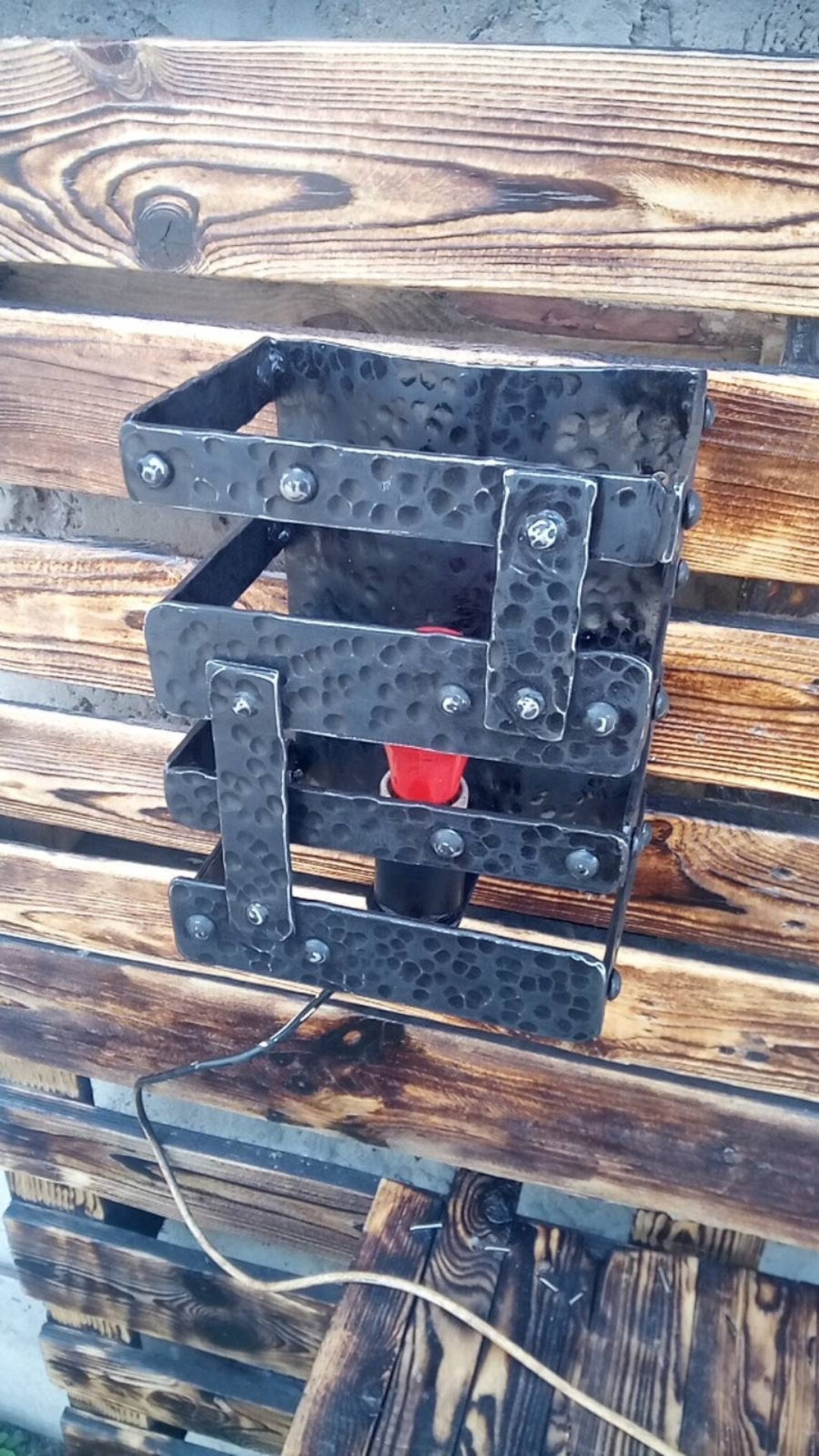 Wrought Iron Medieval Sconce: Castle Wall Light Fixture - Etsy