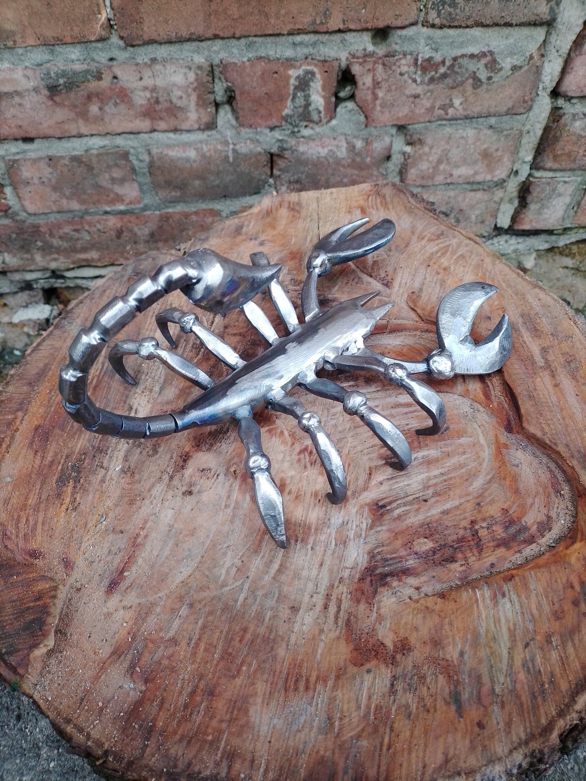 Sculpture of a Scorpion .forged Scorpion Handmadedurable Decorationof ...