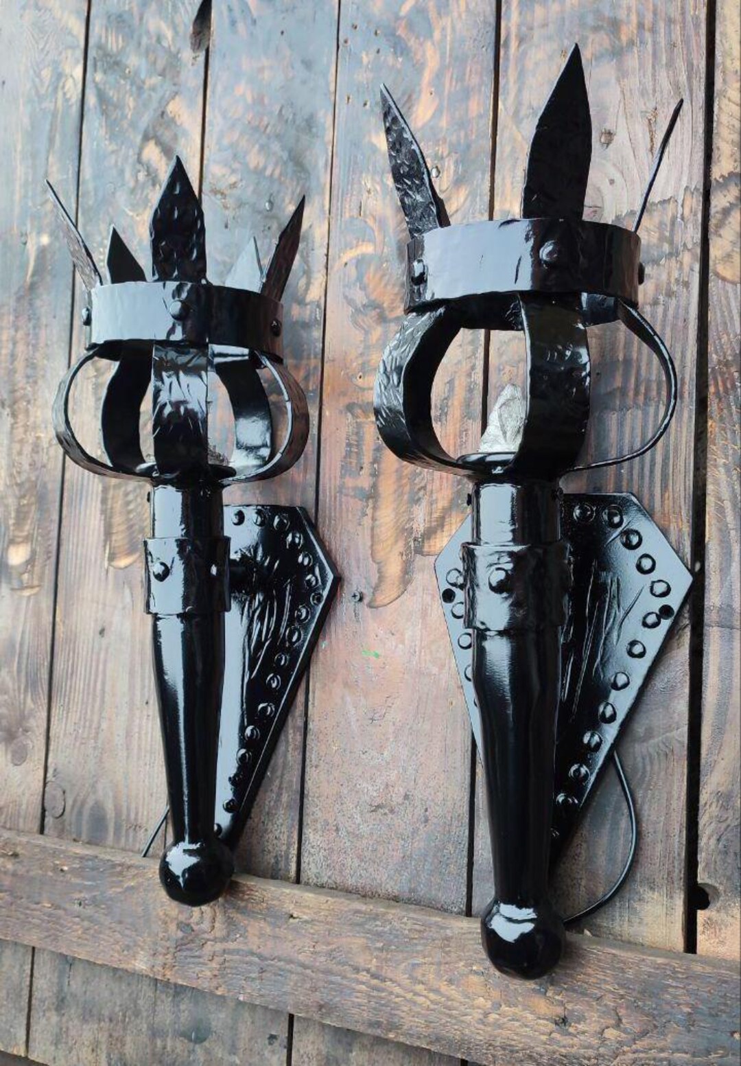 Forged Lamps & Torches Steel Lantern. Street Lighting. Wall Decor of a ...