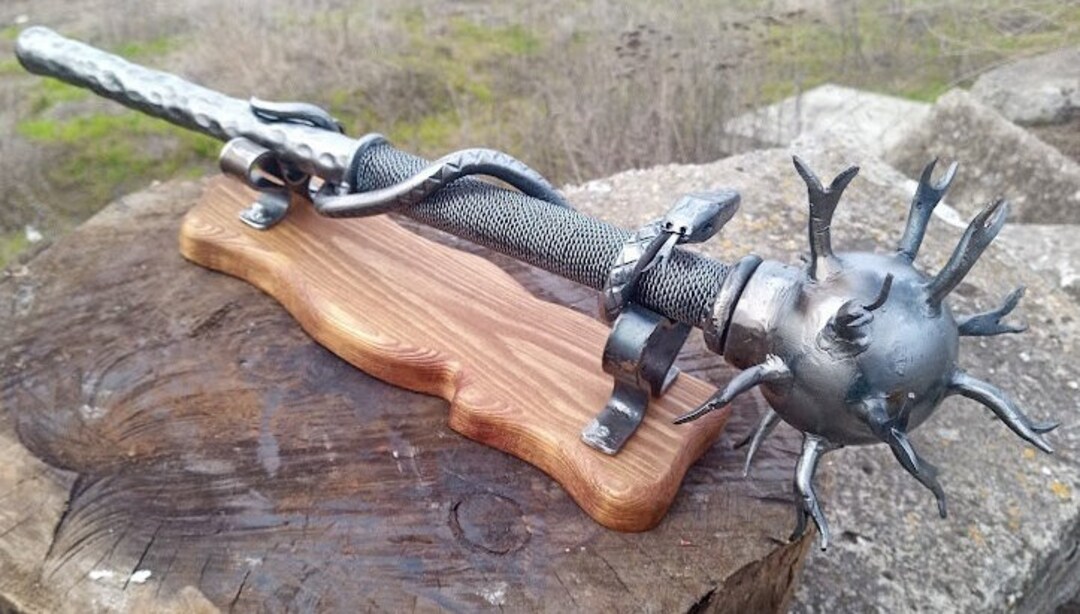 A Souvenir Snake Tongues. Snake Head. Stand. Snake Hammer Holder ...