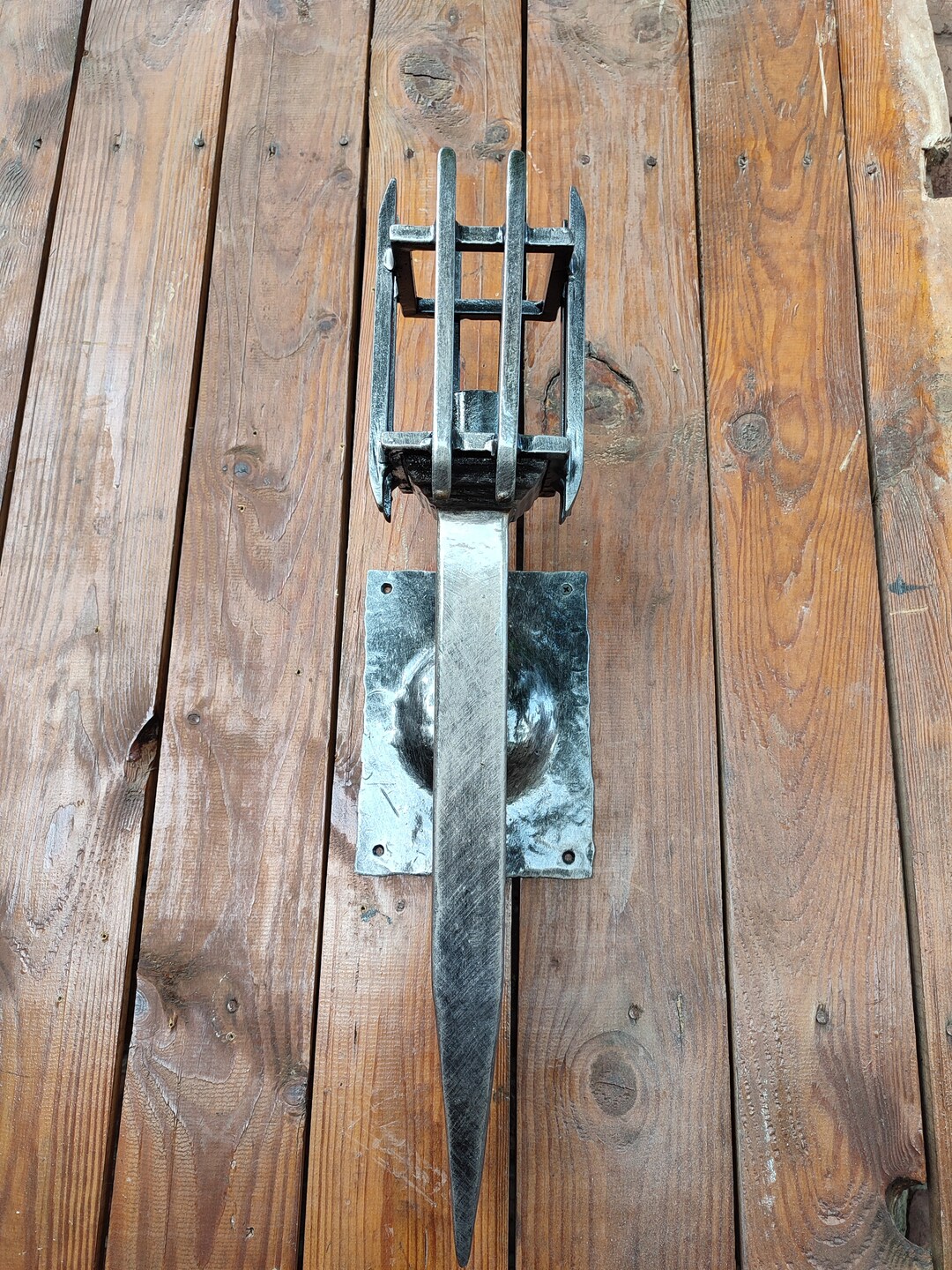 Wall Torch, Sconc Steel Torch, Decorative Torch, Lantern, Wrought Iron ...