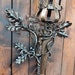 Medieval Torch Fantasy Wall Sconce Rustic Wall Lamp Wrought Iron Wall ...