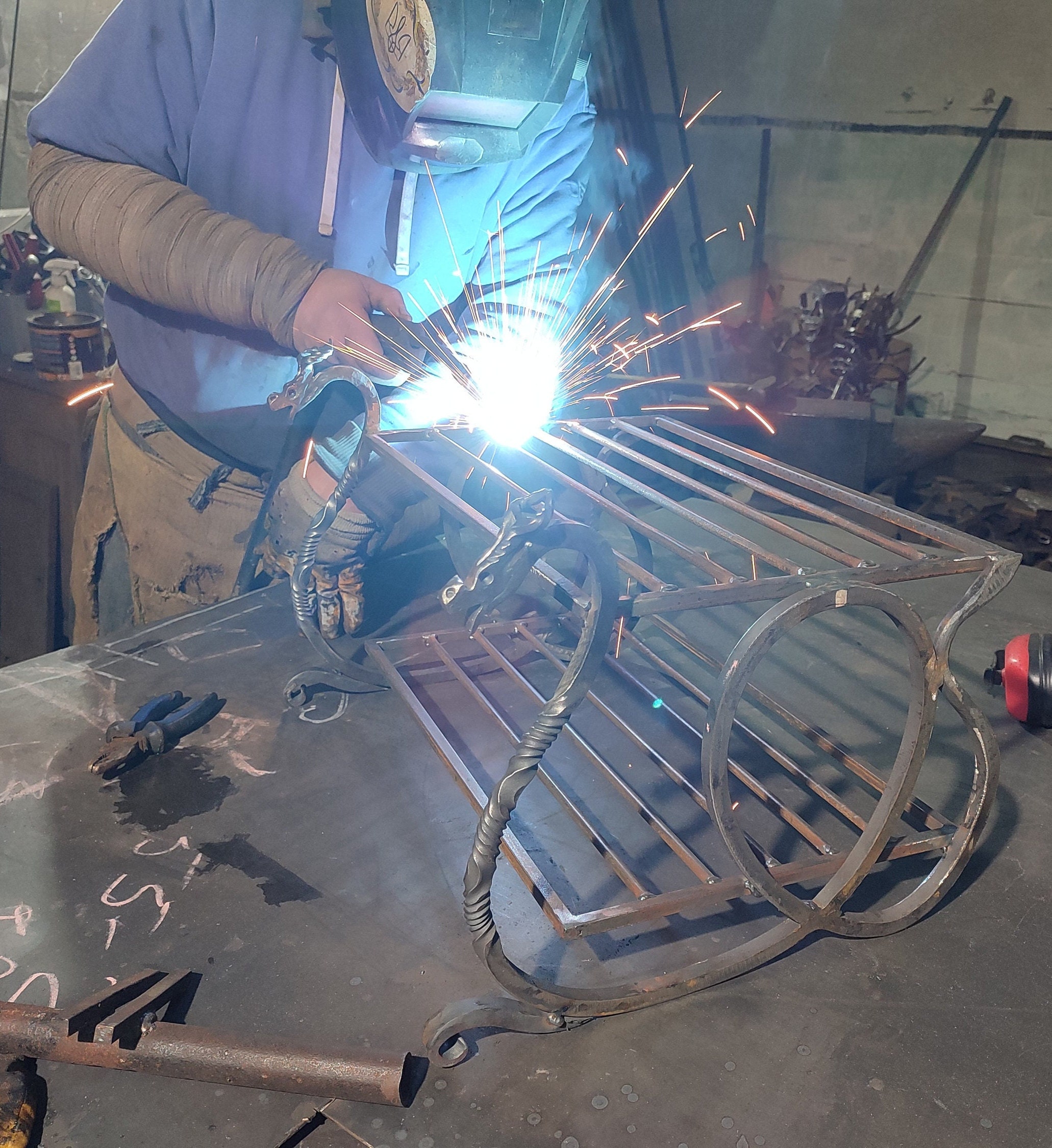 Shoe Rack. Shoe Shelf. Dryer. Forged Dragon. A Gift for Her ...