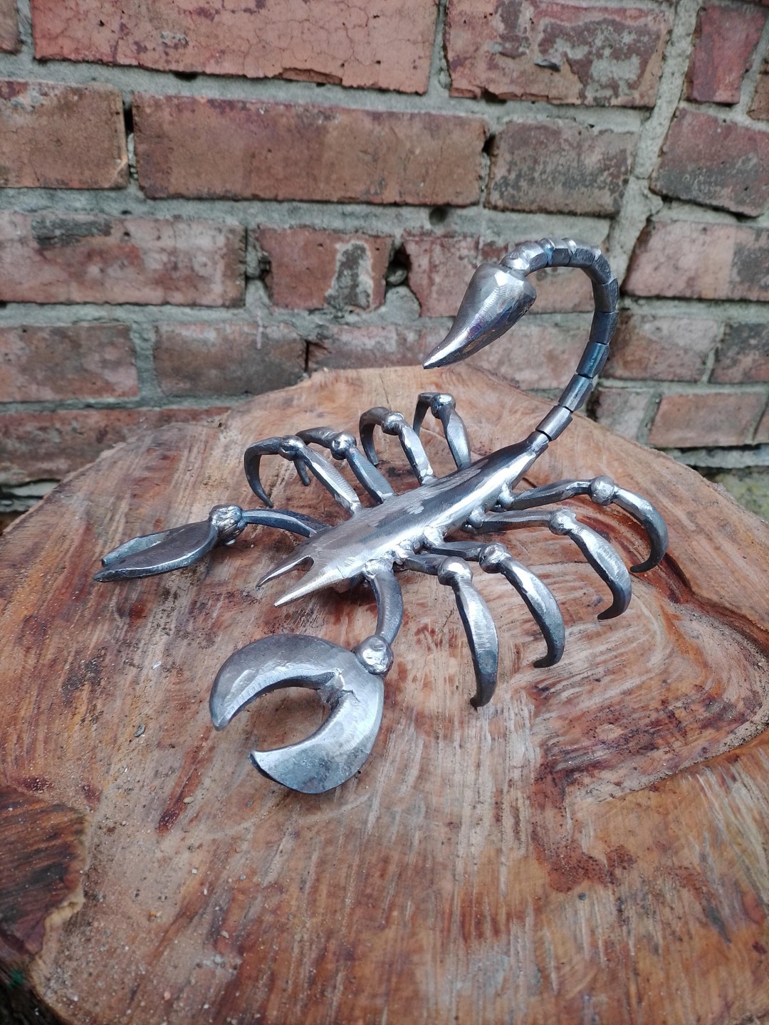 Sculpture of a Scorpion .forged Scorpion Handmadedurable Decorationof ...