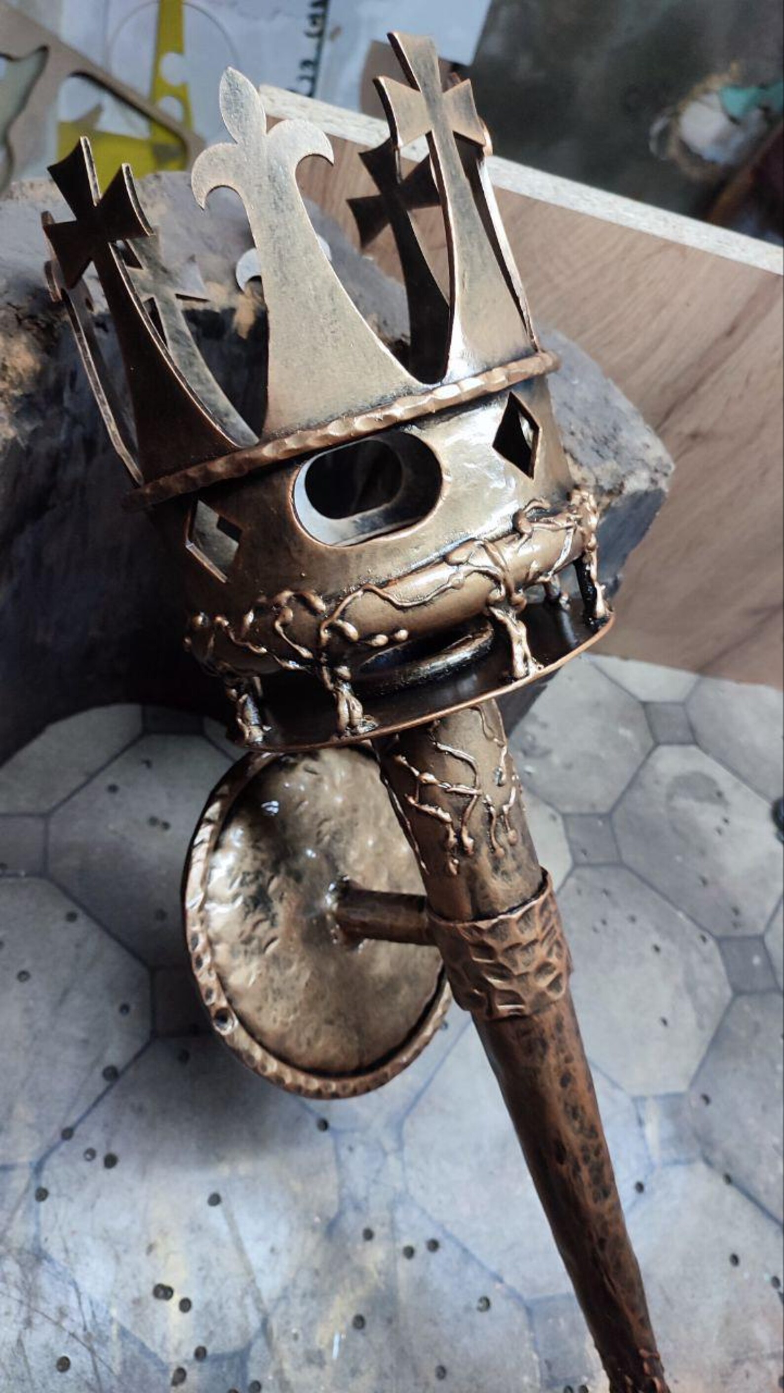 Medieval Torch Wrought Iron Wall Sconce Iron Wall Torch Handmade Torch ...