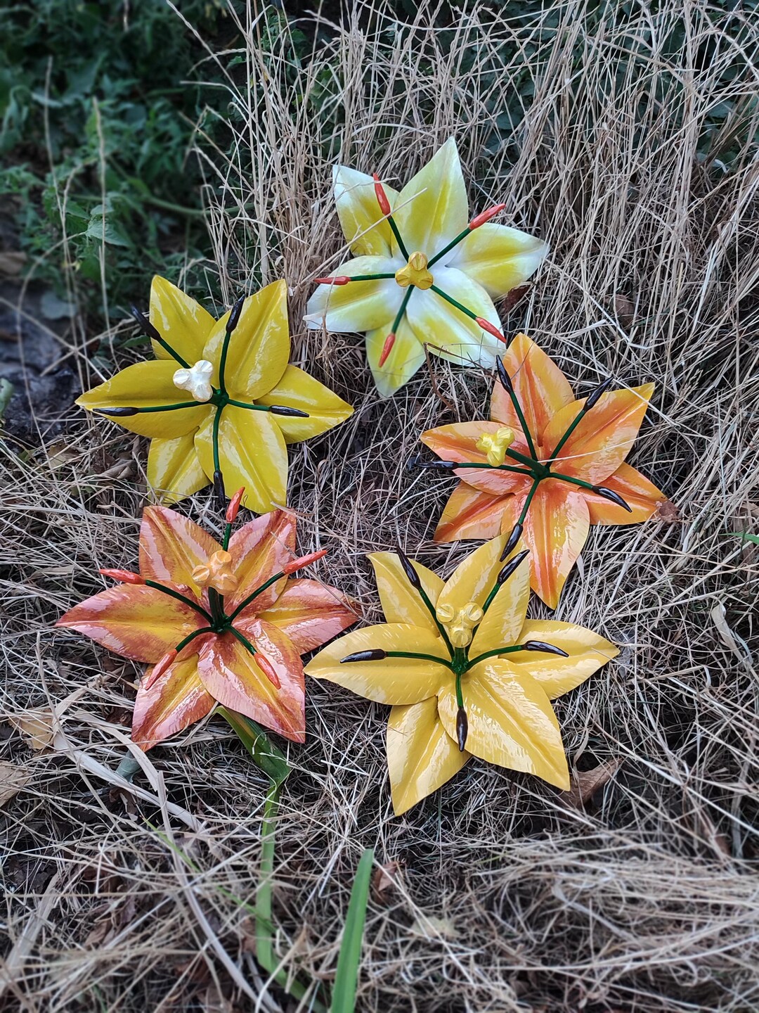 Hand-forged Metal Lily | Steel Flower Sculpture | Unique Gift of ...