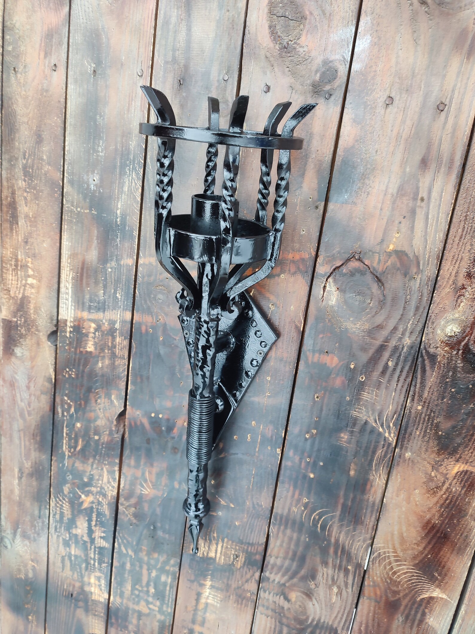 Iron Torch. Medieval Lighting. Lock. Viking Pit Light. Street Lighting ...