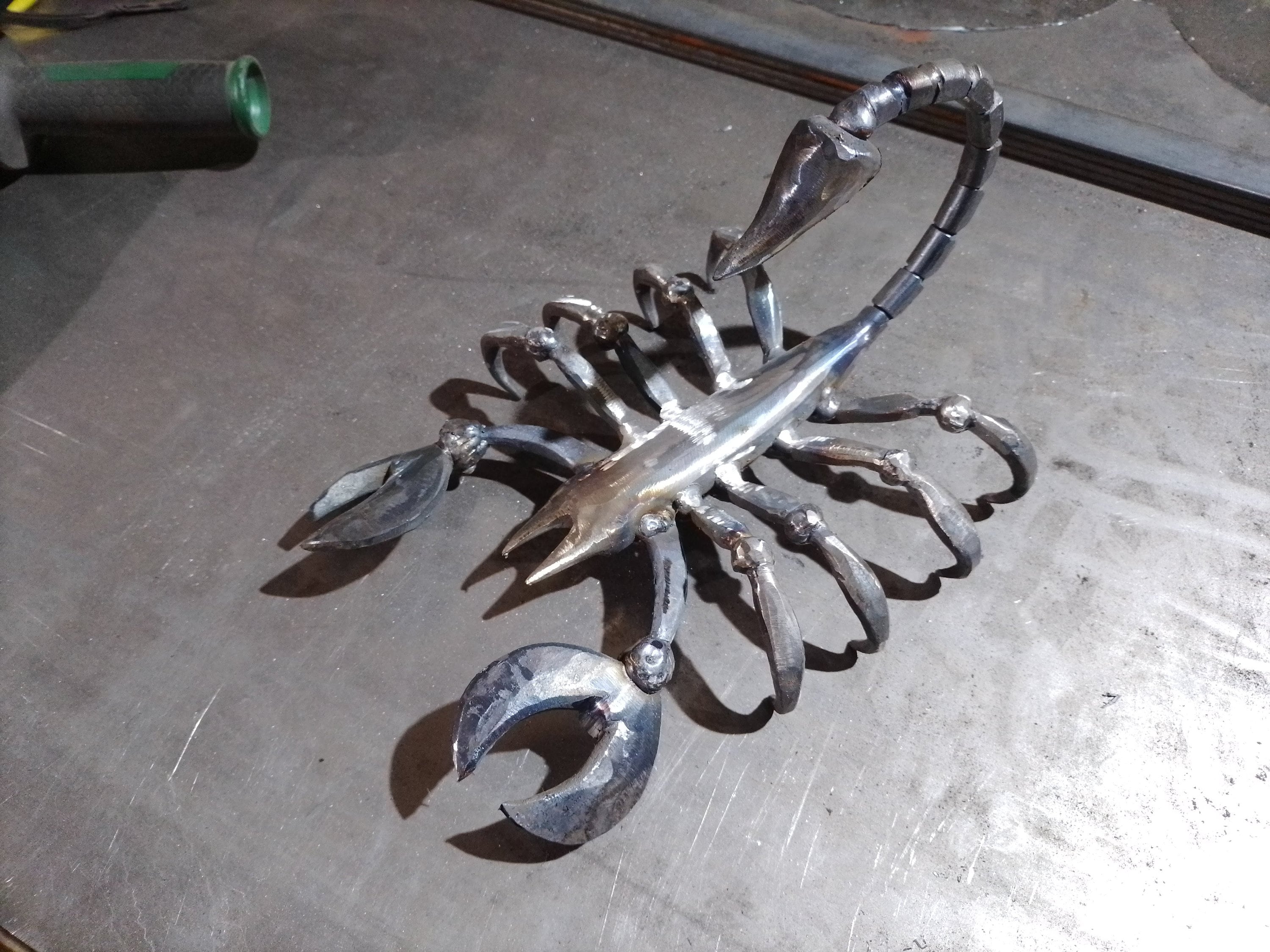 Sculpture of a Scorpion .forged Scorpion Handmadedurable Decorationof ...