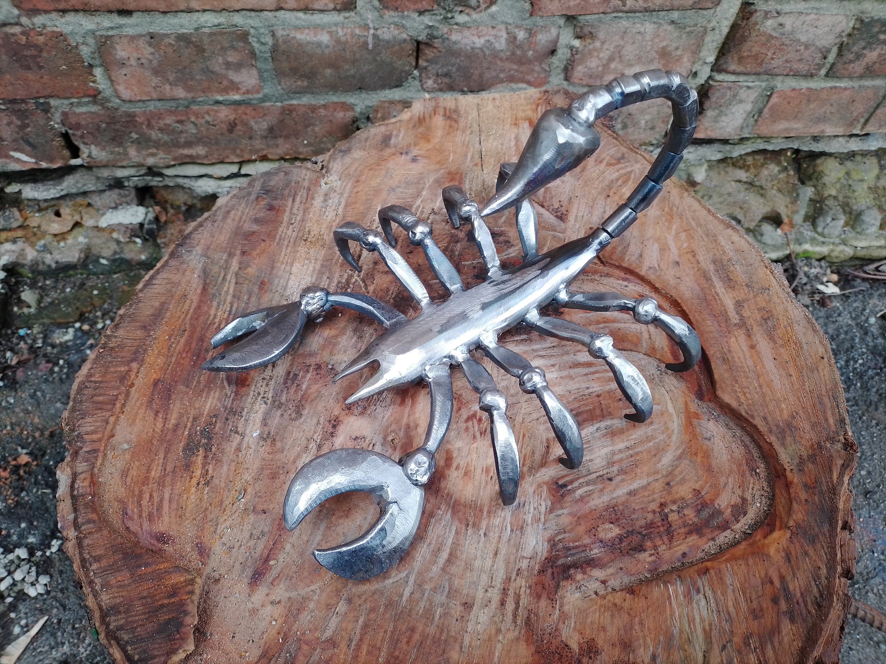 Sculpture of a Scorpion .forged Scorpion Handmadedurable Decorationof ...