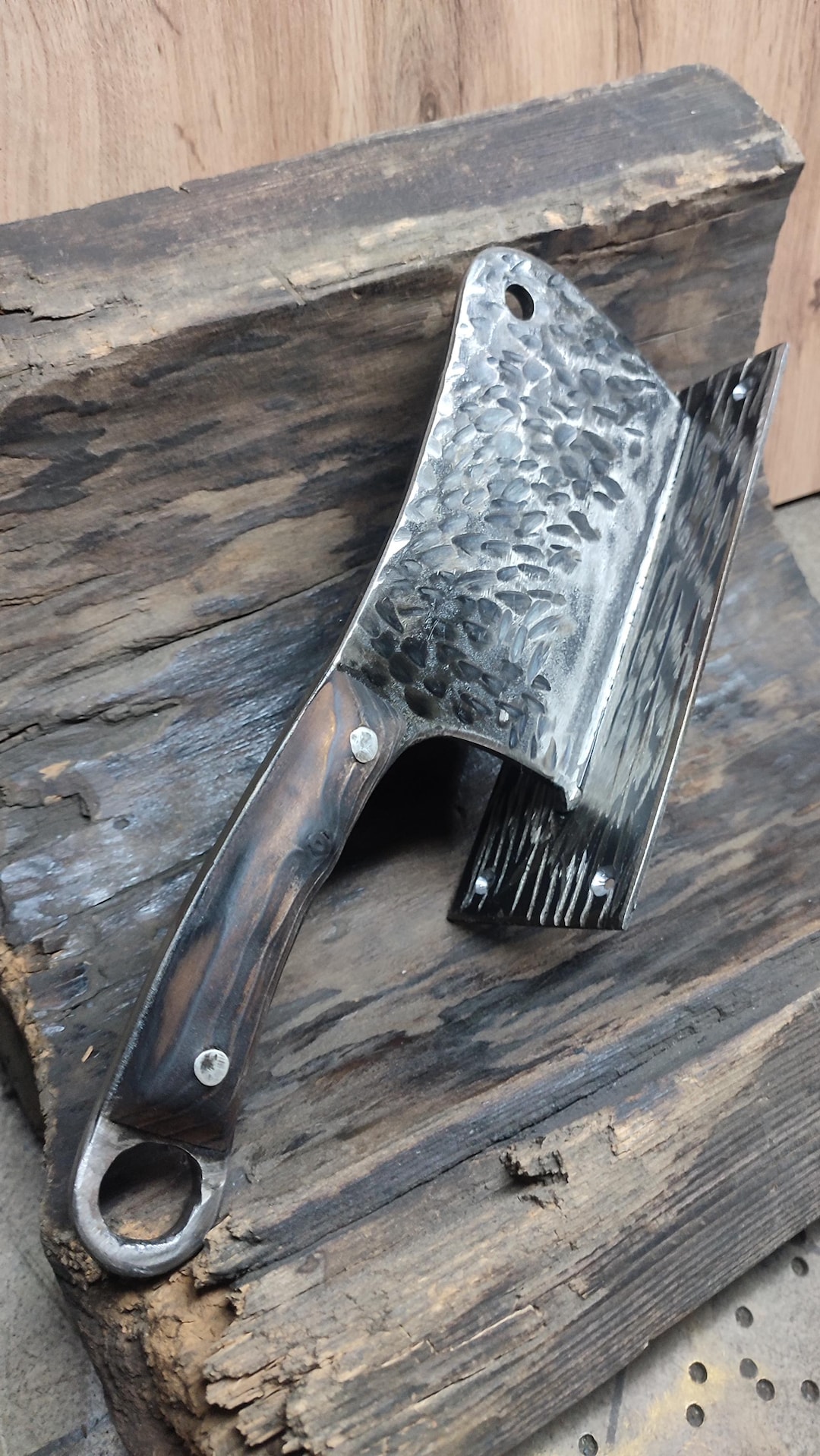 Forged Axe Door Pull: Handmade Steel Handle, Medieval Style - Etsy