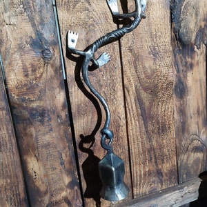 Lizard Doorbell. Iron Lizard. Sculpture. Steel Lizard. Anniversary Gift ...