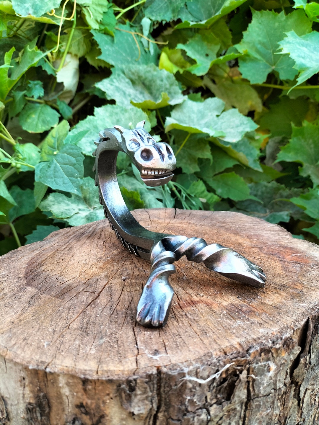 Dragon Sculpture. Forged Dragon. 6th Anniversary Gift. Dragon Souvenir ...