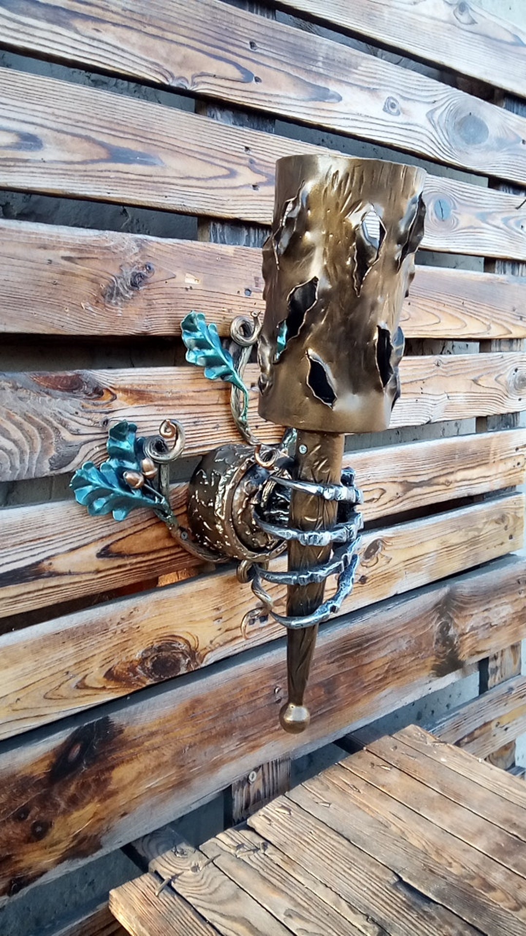 Torch, Birthday, Horror, Iron Gift, Wall Lamp, Skeleton, Dead, Scary ...