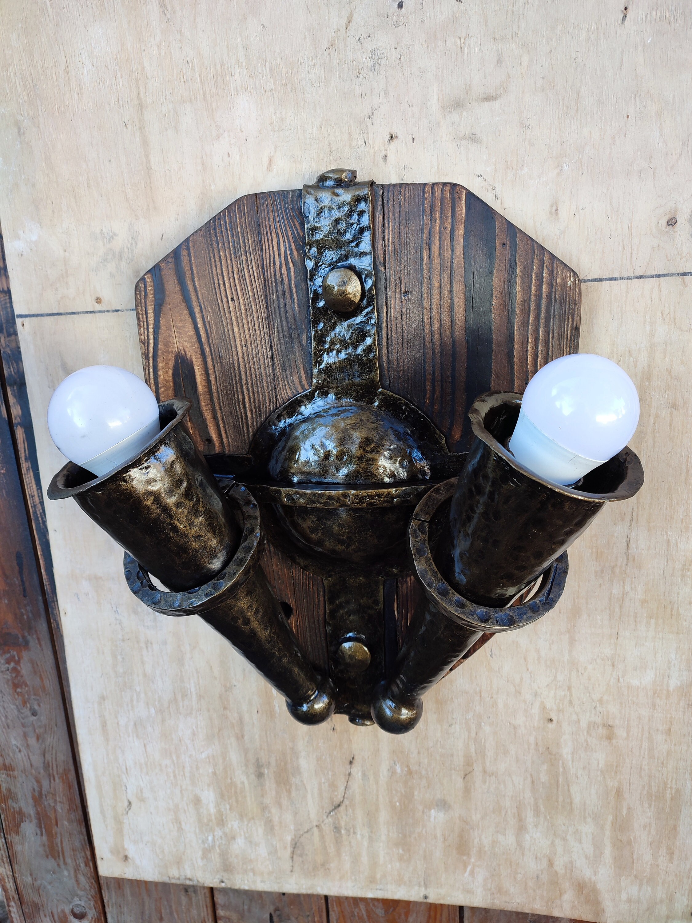 Viking Lamp, Medieval Lamp, Viking Shield, Cave Lamp, Father's Day Gift ...