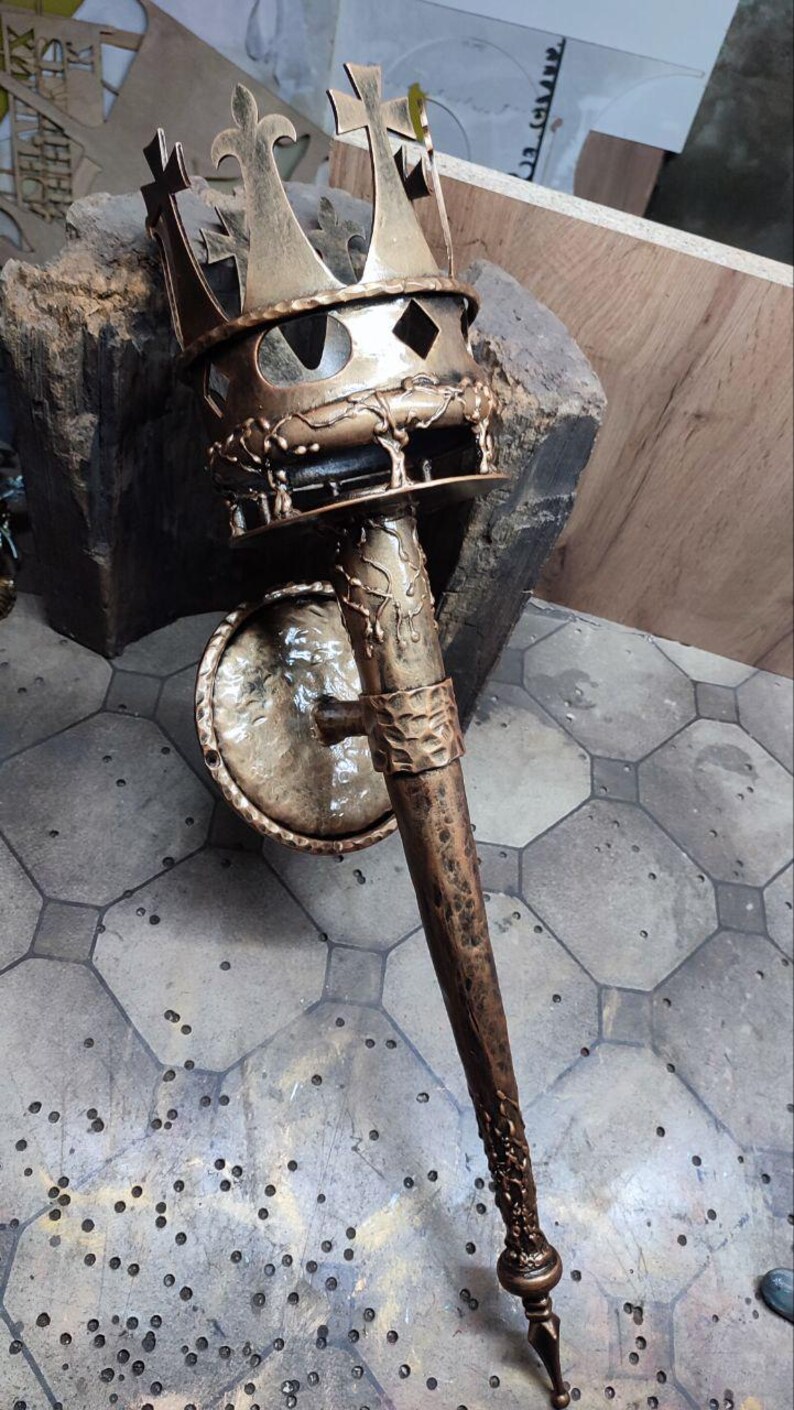 Medieval Torch Wrought Iron Wall Sconce Iron Wall Torch Handmade Torch ...