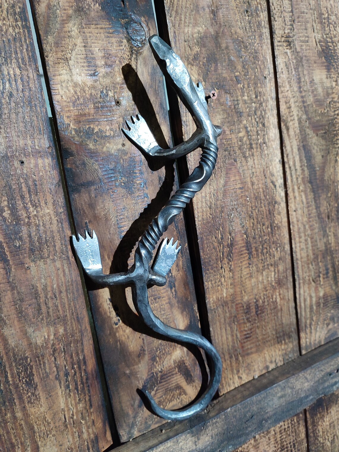 Door Knob. Iron Lizard. Lizard Sculpture. Forged Lizard. Table Decor ...
