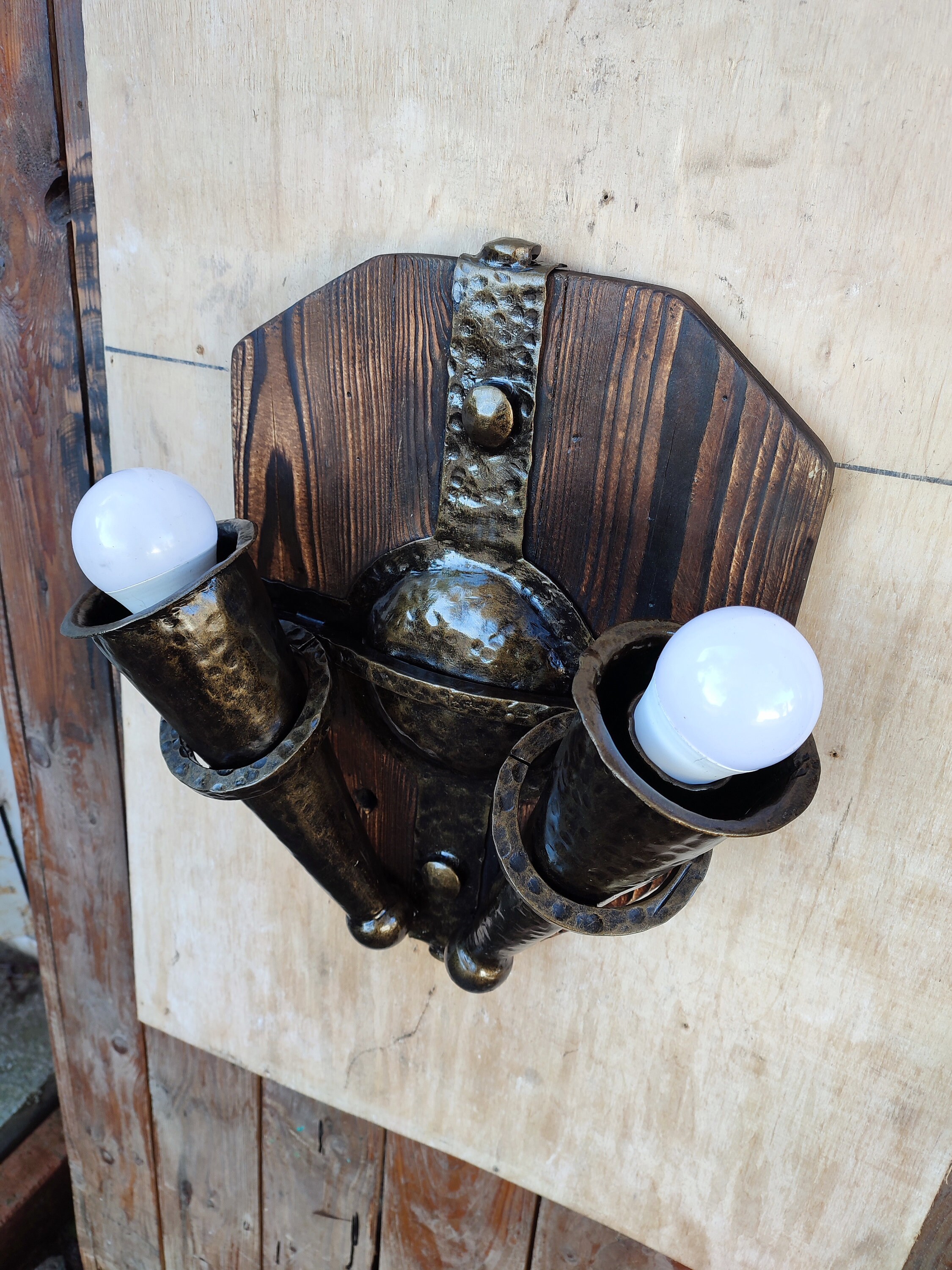Viking Lamp, Medieval Lamp, Viking Shield, Cave Lamp, Father's Day Gift ...