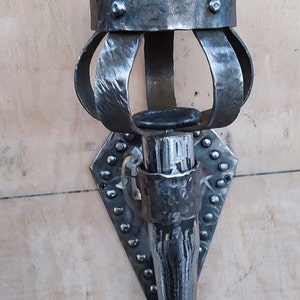 Medieval Lamp. Forged Hand Lamp. Hand Forged Wall Lamp. Wall Lamp ...