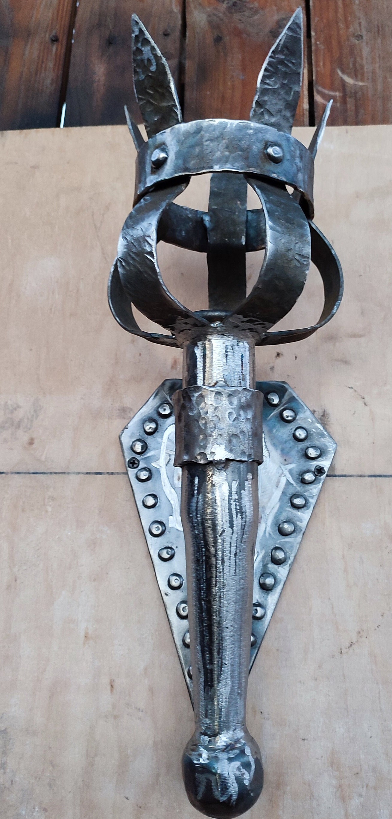Medieval Lamp. Forged Hand Lamp. Hand Forged Wall Lamp. Wall Lamp ...