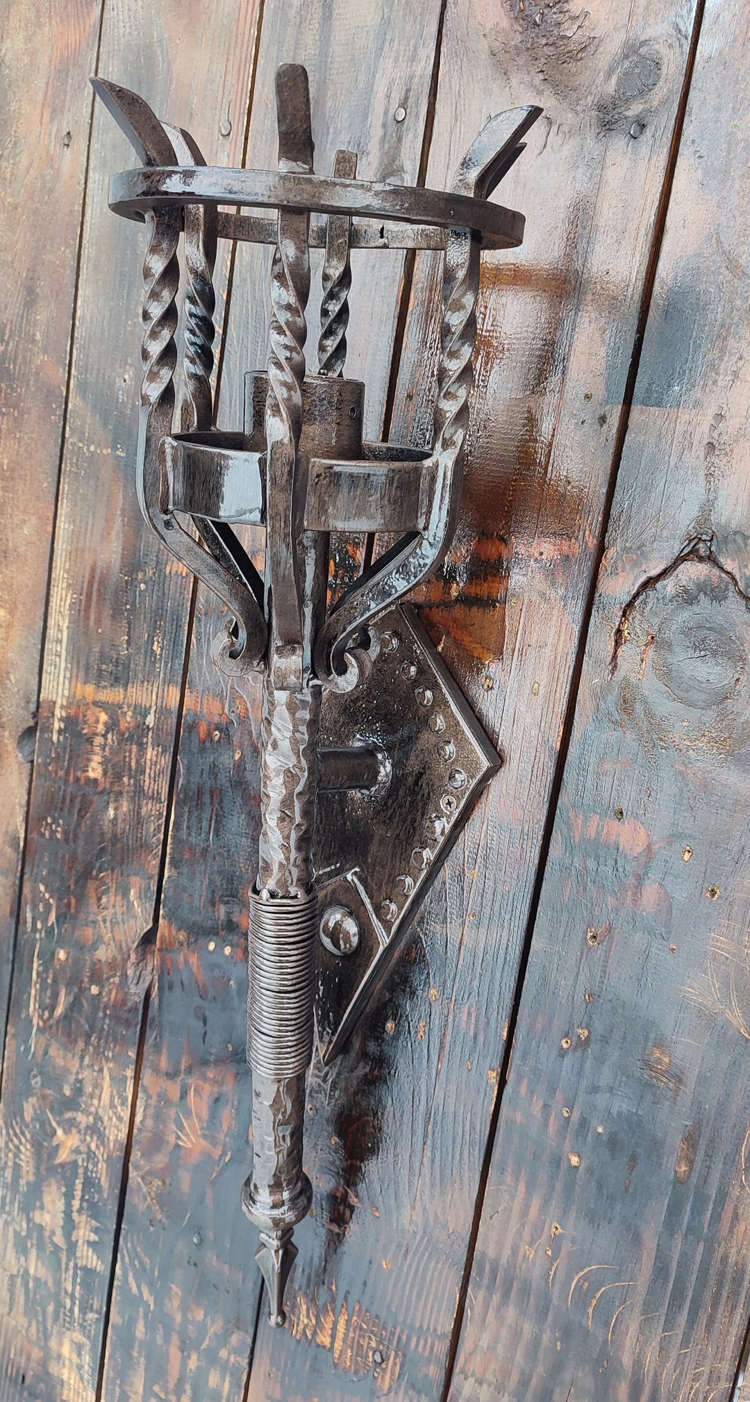 Iron Torch. Medieval Lighting. Lock. Viking Pit Light. Street Lighting ...