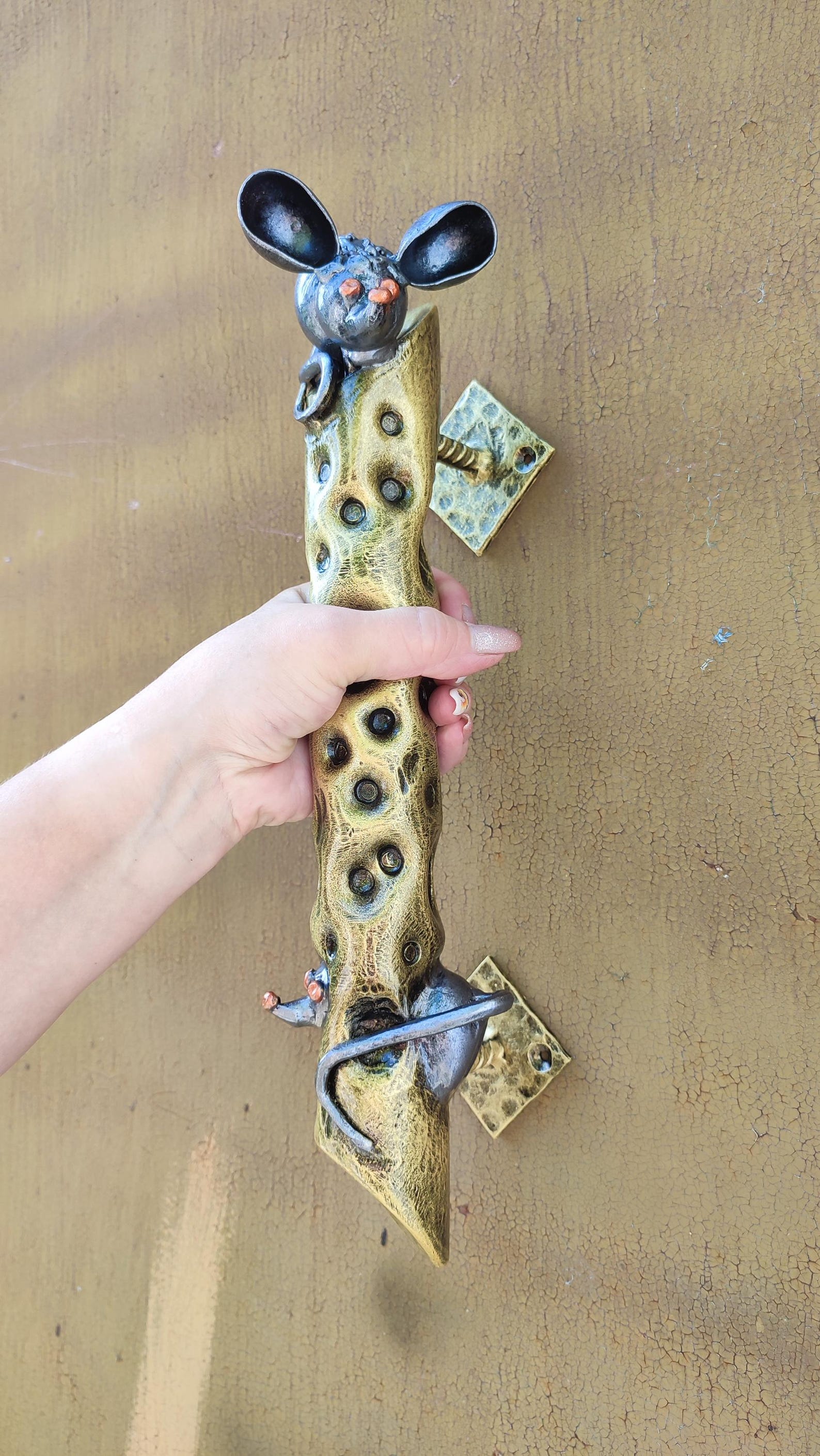 Door Handle for the Store. Door Pull for Cheese Cellar. Iron Door ...