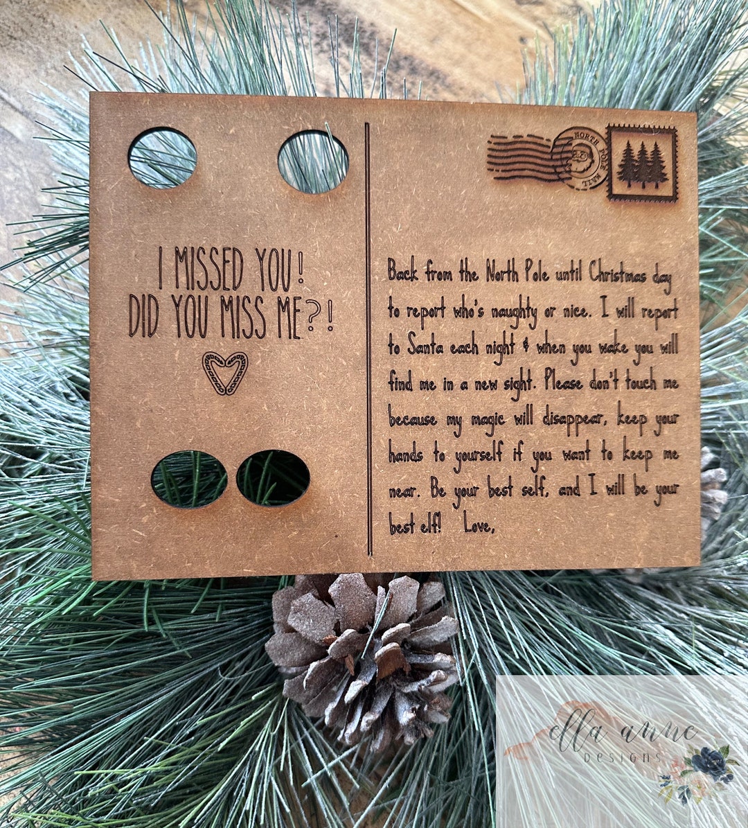 Elf Postage Stamp Letter, Elf, Christmas, Merry Christmas - Etsy