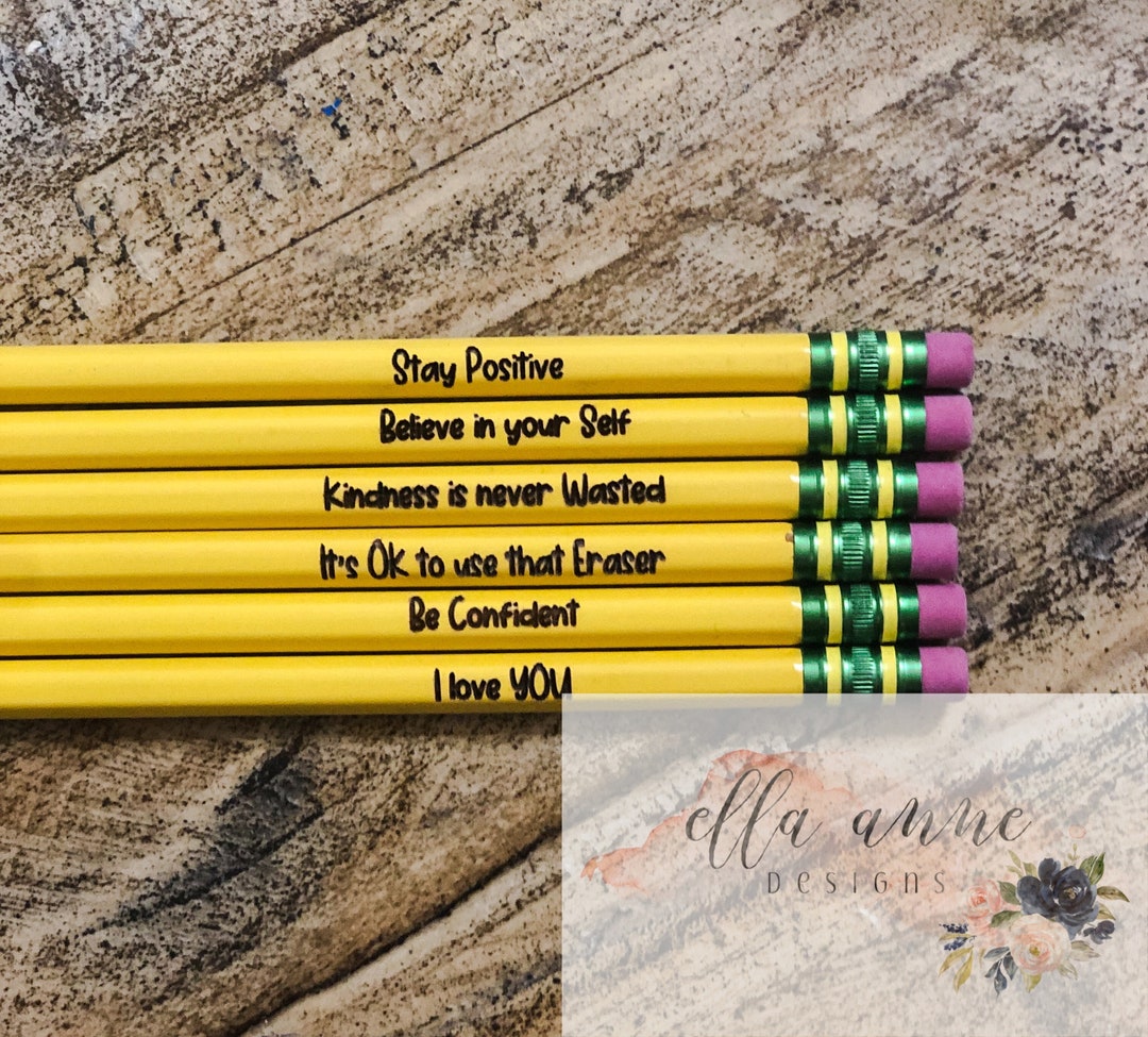 Personalized Pencils, Pastel Pencils, Pastel, Original, Yellow and ...