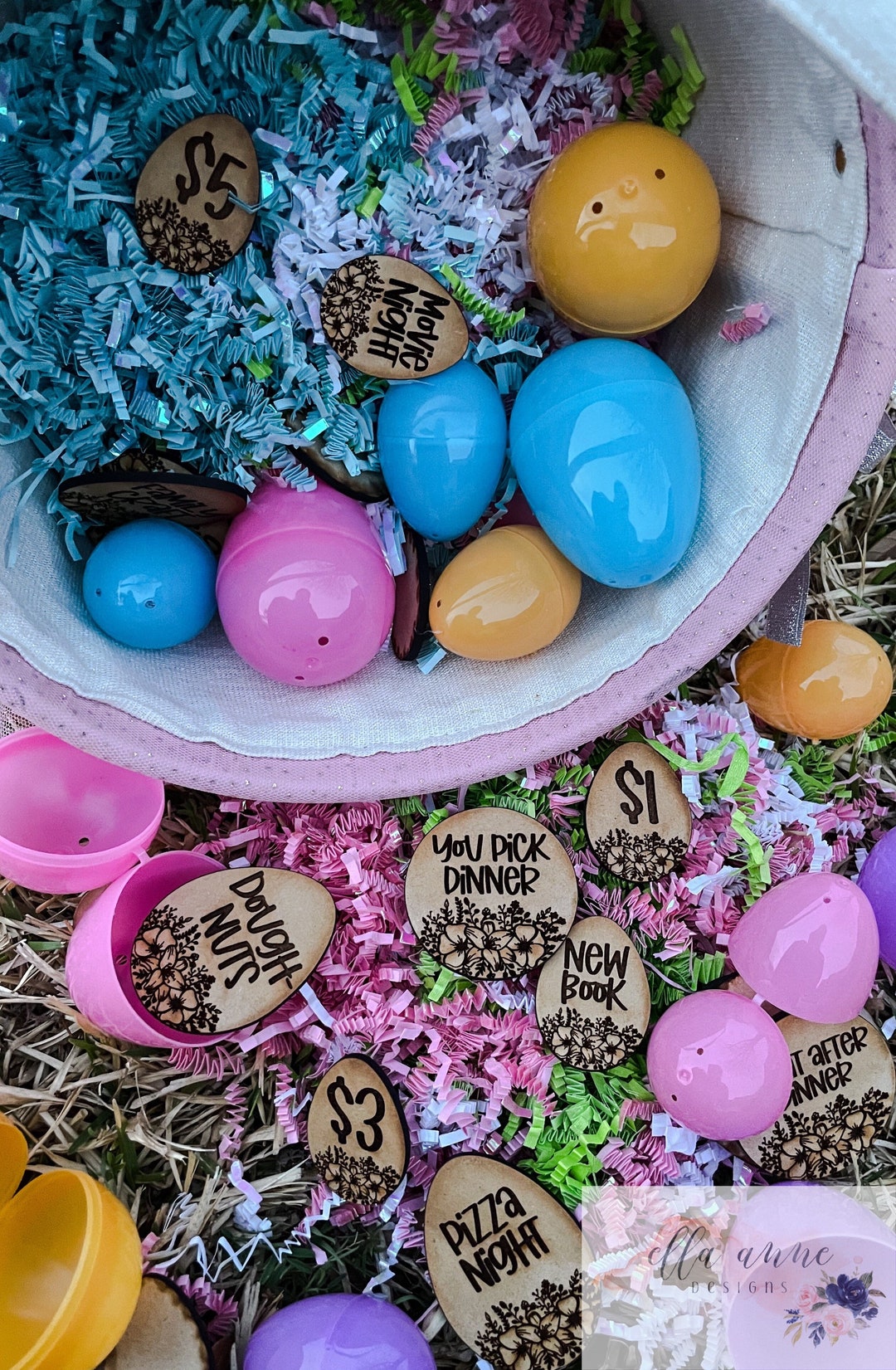 Easter Egg Tokens, Easter Egg Fillers, Easter Egg Tokens, Easter Basket ...