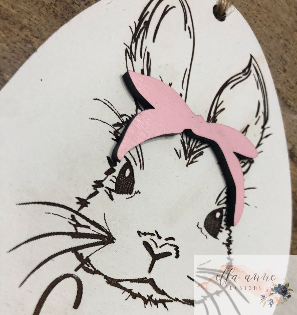 Bunny Name Tags, Easter Bunny, Easter Plate Tags, Easter Basket Tags ...