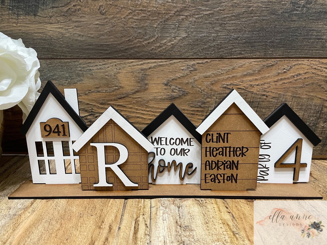 Welcome Home, Home Sweet Home, Personalized Home, Interchangeable Sign ...