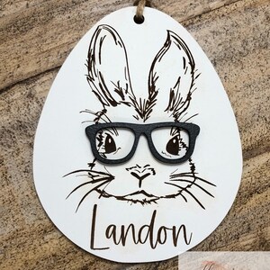 Bunny Name Tags, Easter Bunny, Easter Plate Tags, Easter Basket Tags ...