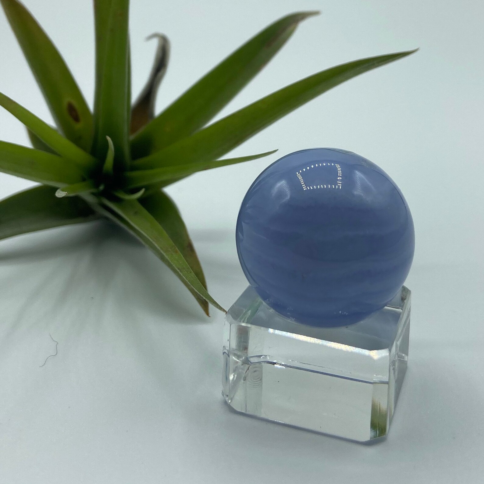 Rare High Quality Blue Lace Agate Sphere CBLAS-02 Carved and | Etsy