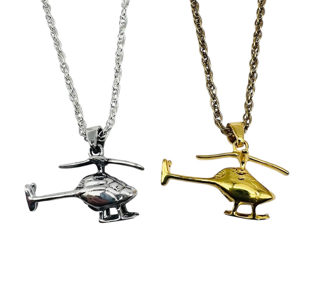 Helicopter Cremation Pendant-urn Necklace-memorial Necklace-memorial ...