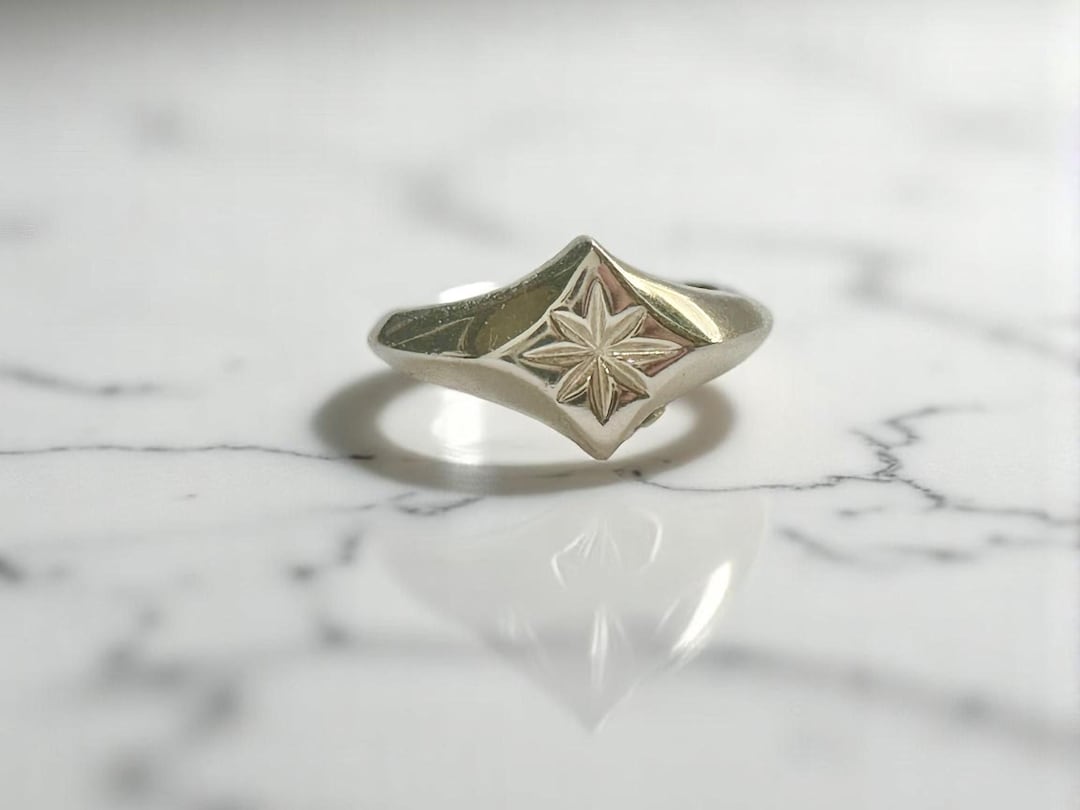 North Star Cremation Star Ring: Memorial Urn for Ashes - Etsy