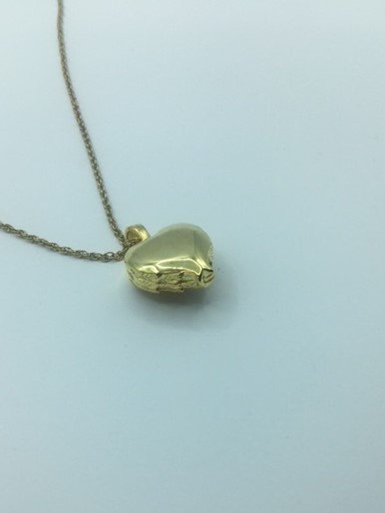 Cremation Heart With Wings Memorial Jewelry Urn - Etsy