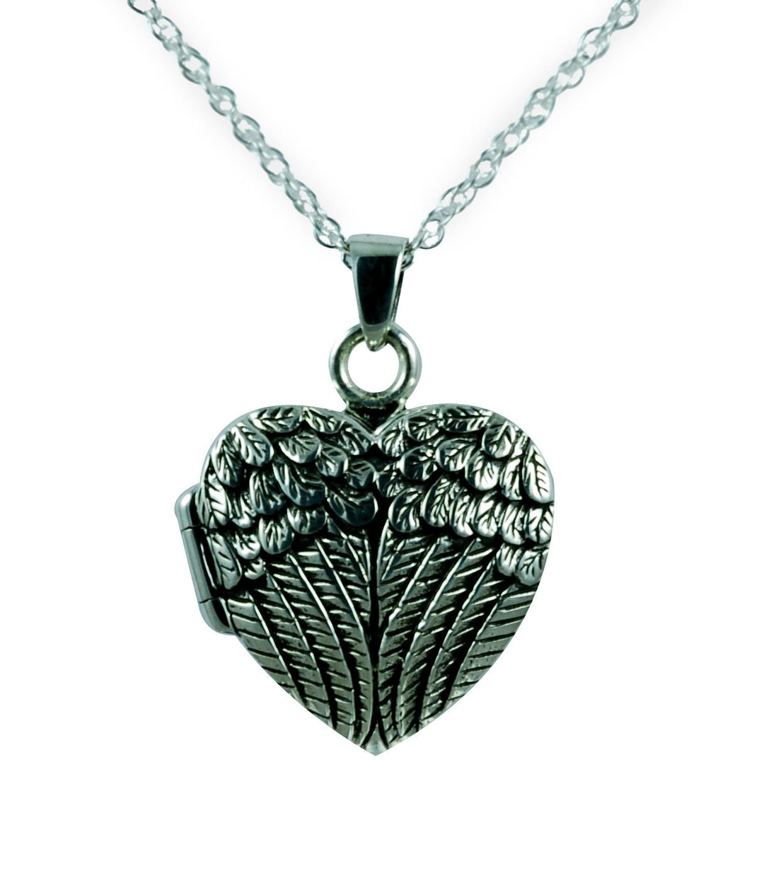 Heart Angel Cremation Locket Urn Necklace-memorial Necklace Memorial ...