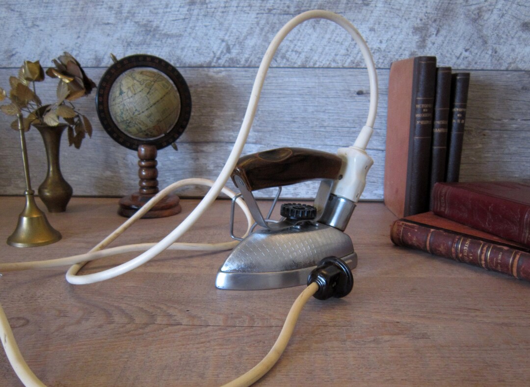 Vintage Small Iron, Tourist Iron, Compact Iron, Iron for Business Trip ...