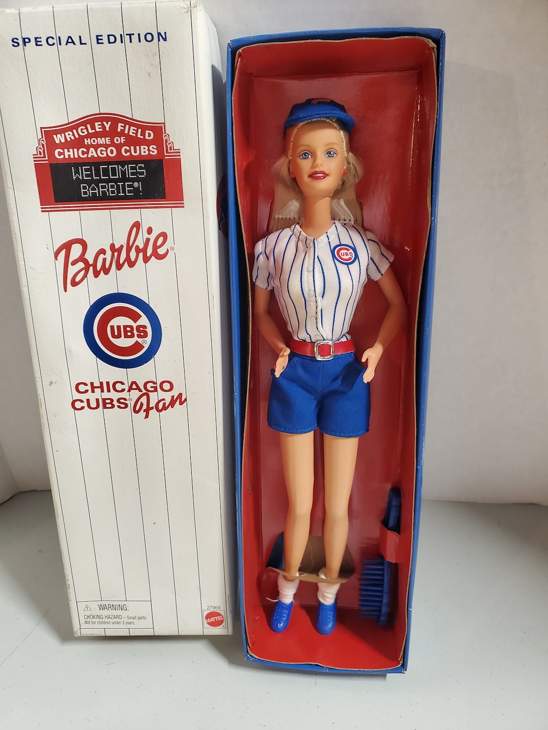 Chicago Bears Barbie Doll NRFB - Etsy