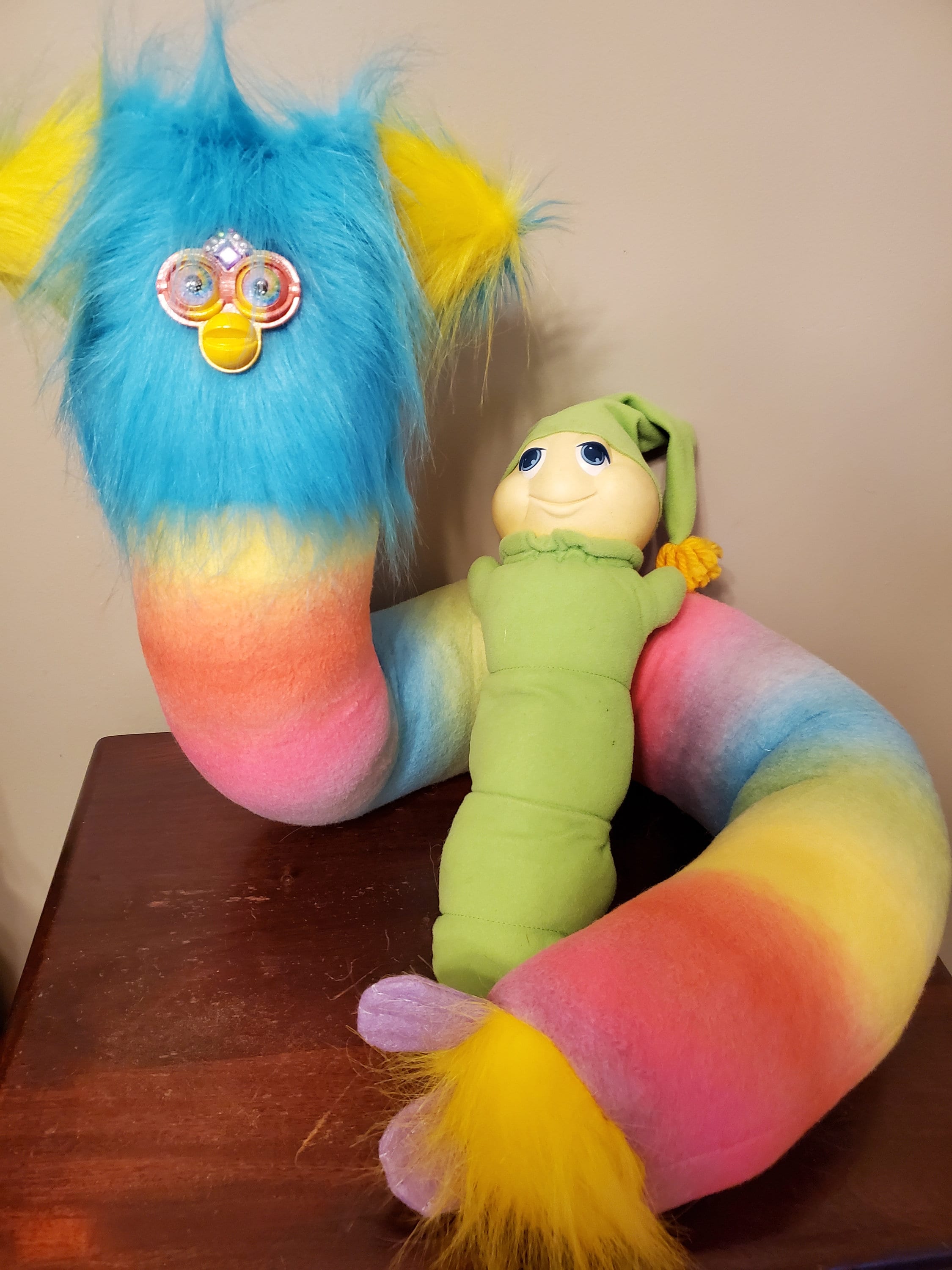 Long Furby & Glow Worm friend | Etsy