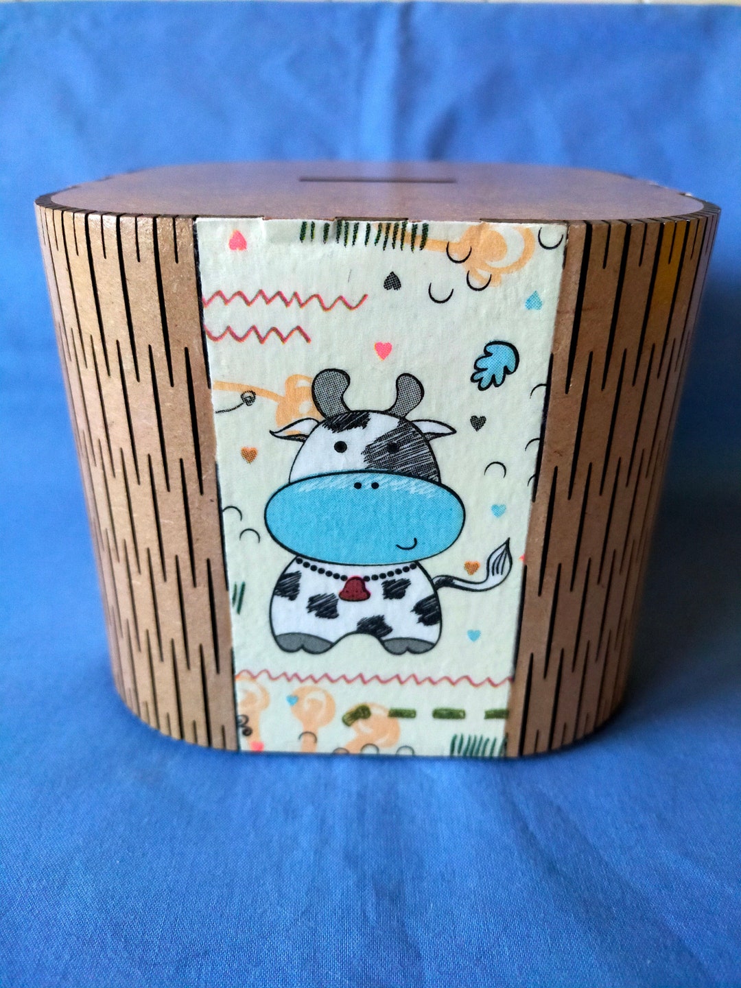 Cow Money Box. Money Box. Wooden Money Box. Cow. Decorative. - Etsy