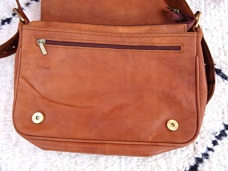 Leathers Genuine Crossbody Purse Bag Rectangle - Multi-purpose Zip ...