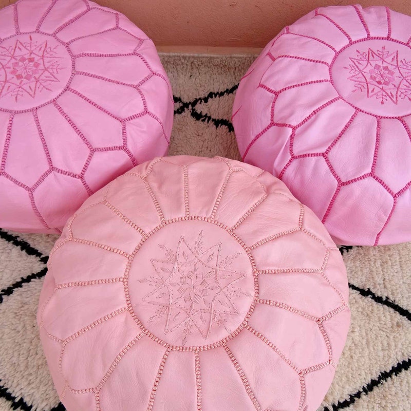 Pink Pouf - Etsy