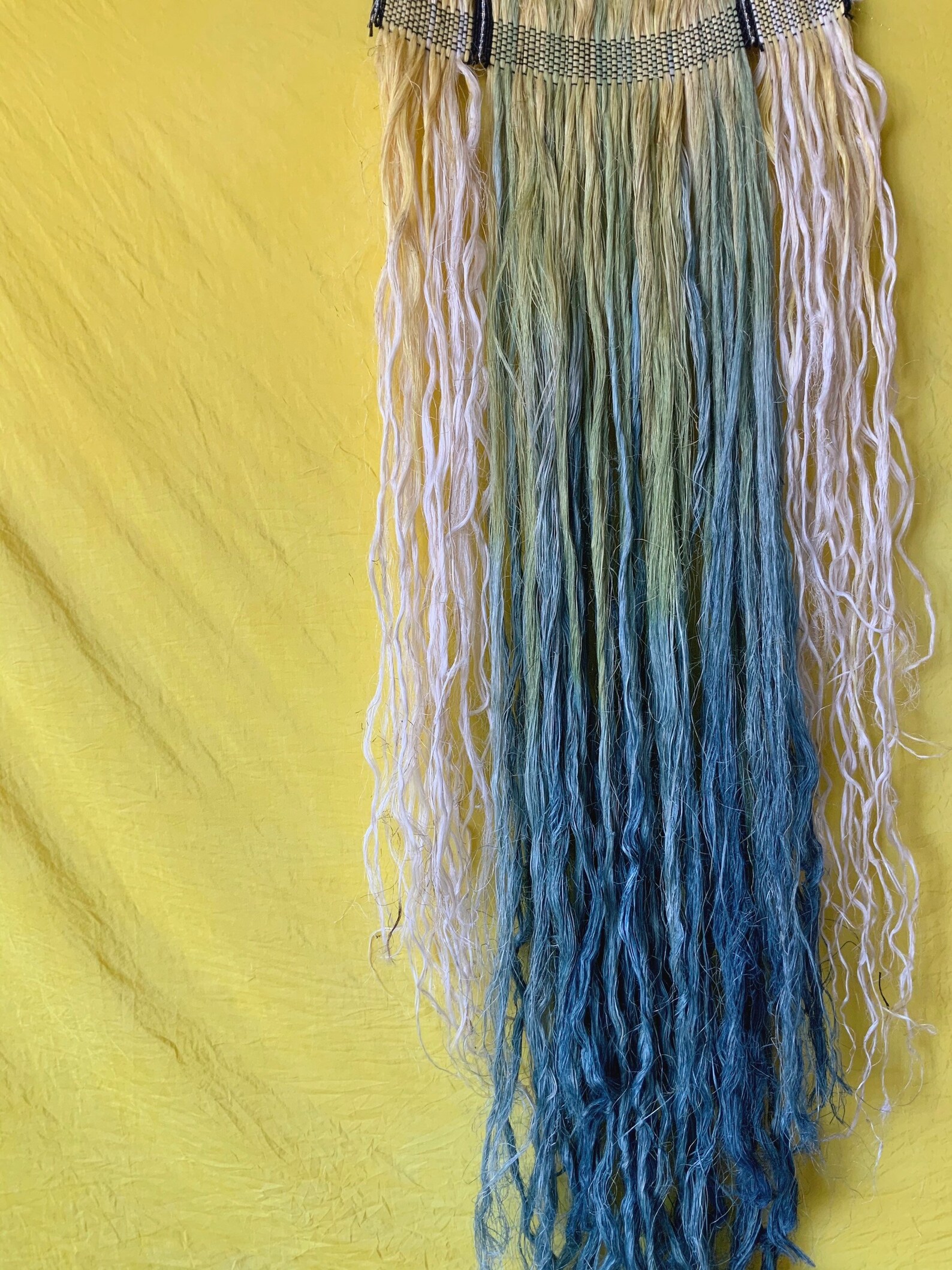 Rainbow Hand Woven Agave Tapestry Naturally Dyed - Etsy