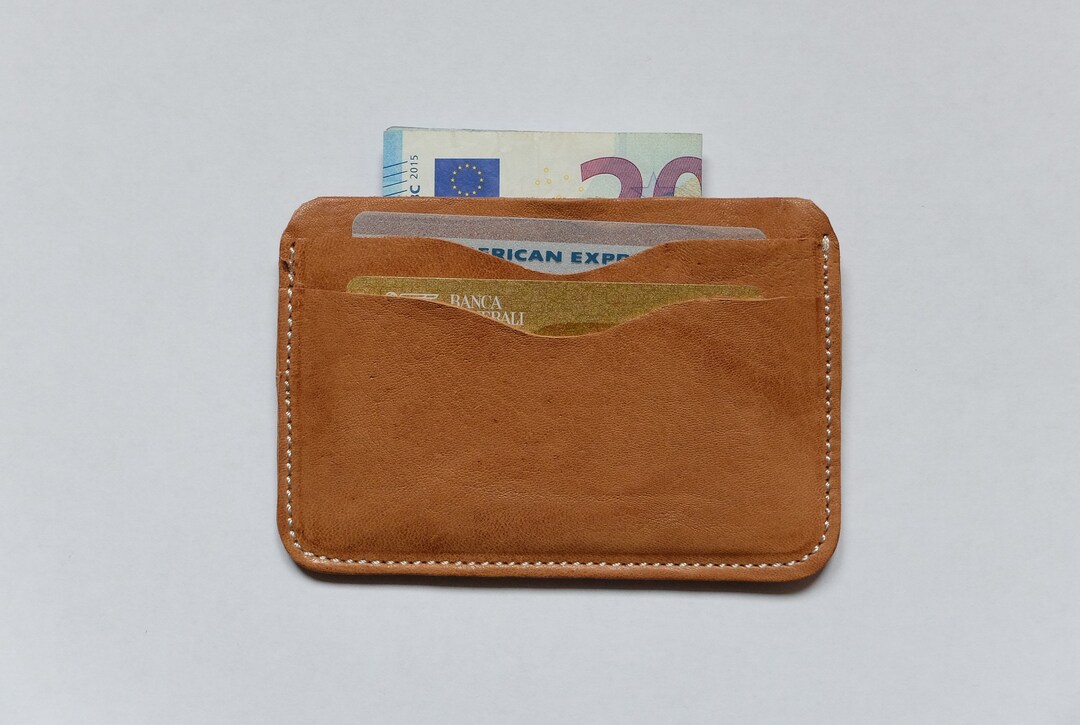 Case for ATM Cards Credit Cards Money Wallet Case in Genuine Leather ...