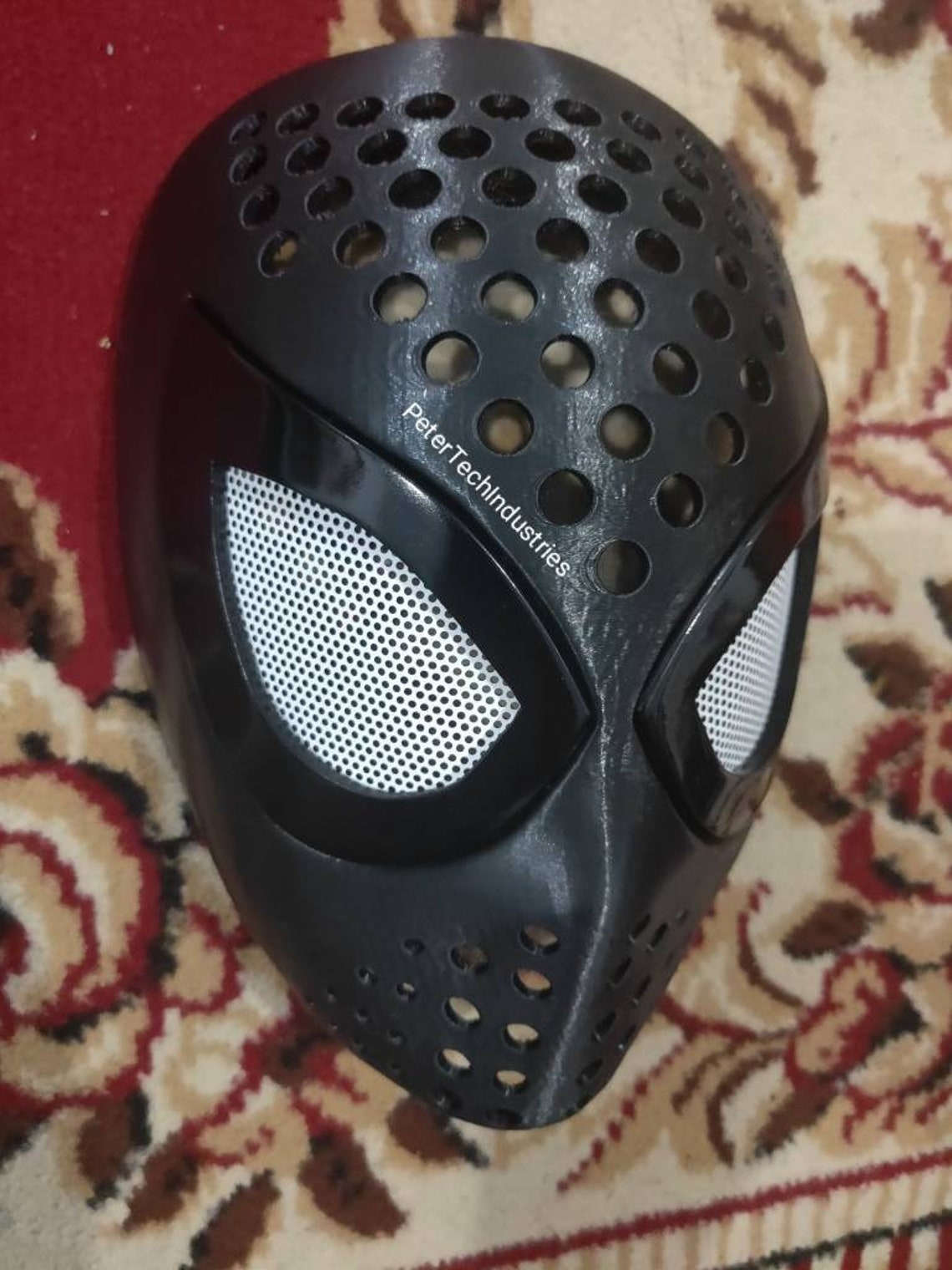 Spiderman Faceshell Lenses Mask Spiderman Into the Spider - Etsy