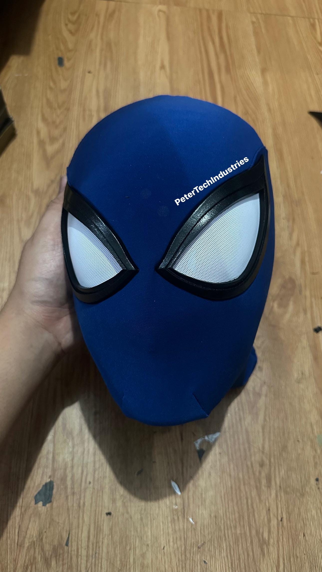 Spiderman PS4 Spidercop Blue Mask - Etsy