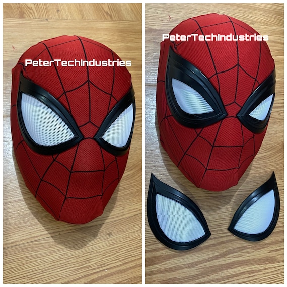 Spiderman PS4 Mask Faceshell Lenses Get Extra Squinted Lenses - Etsy