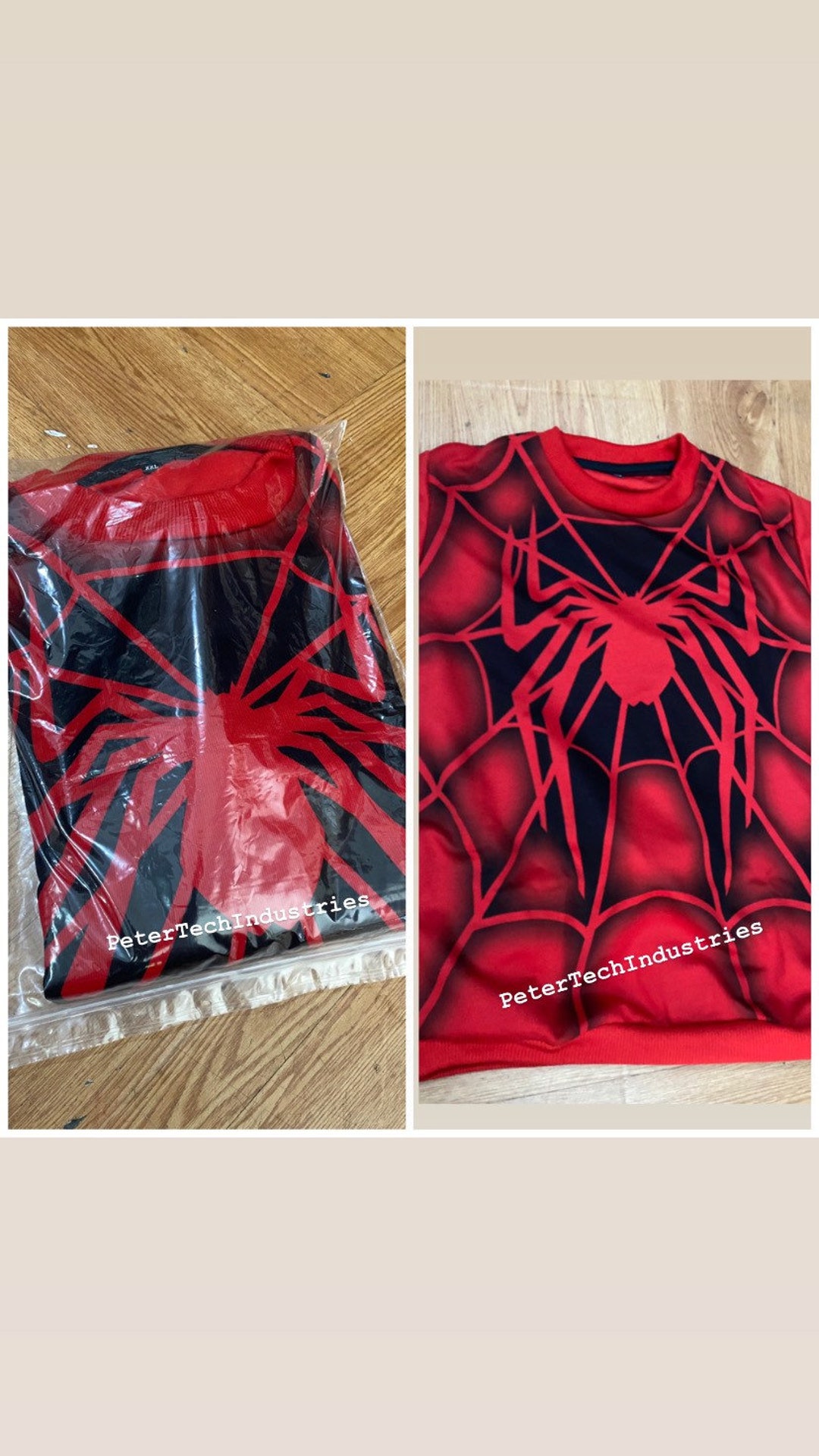 Human Spider Sweater Spiderman Sam Raimi 2002 - Etsy